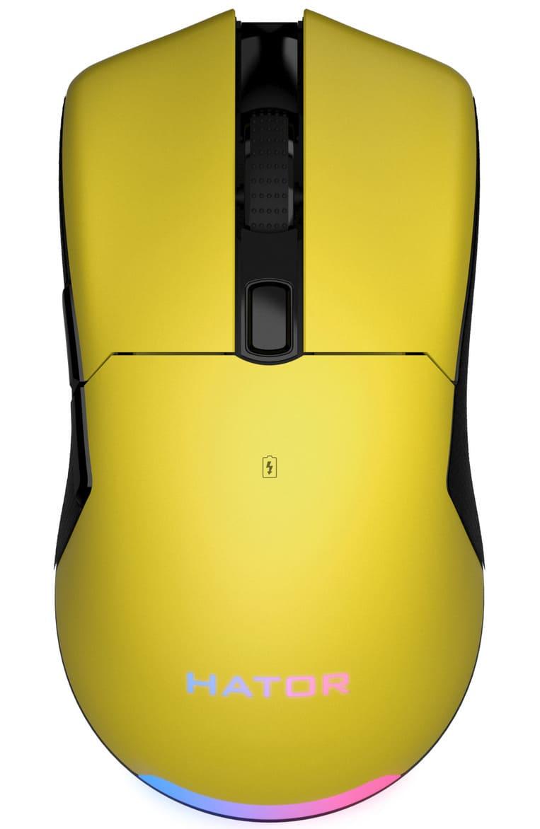 Купити Бездротова миша HATOR Pulsar 2 PRO Wireless Yellow (HTM-532) | CompX