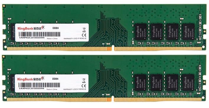 Купити Модуль пам'яті DDR4 16Gb (2x8) 3200MHz KingBank (KPI432C2403) Б ...