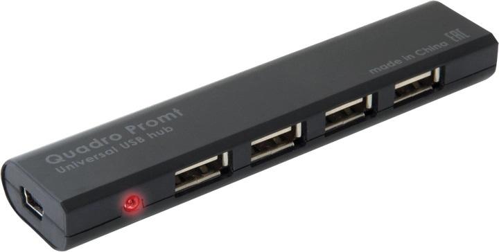 Купити USB-Хаб Defender USB Hub Quadro Promt USB 2.0, 4 порта (83200 ...
