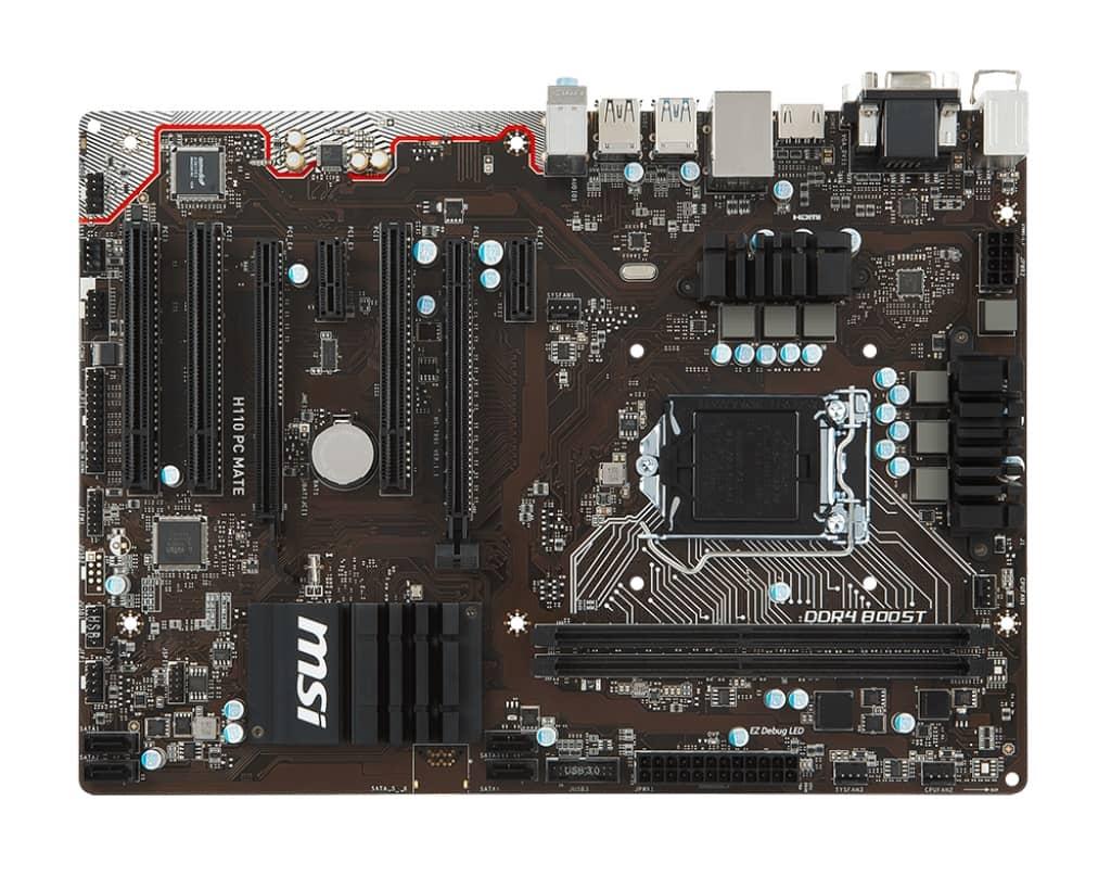 Купить Материнская плата MSI H110 PC MATE (H110 PC MATE) (Socket 1151 ...