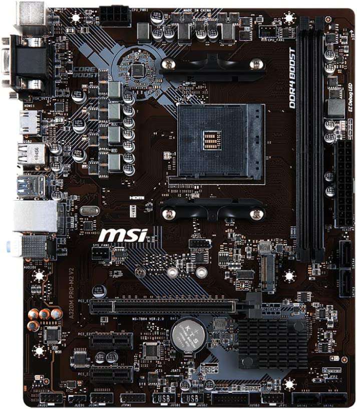 Купити Материнська плата MSI A320M Pro-M2 v2 (A320M Pro-M2 v2) (Socket ...