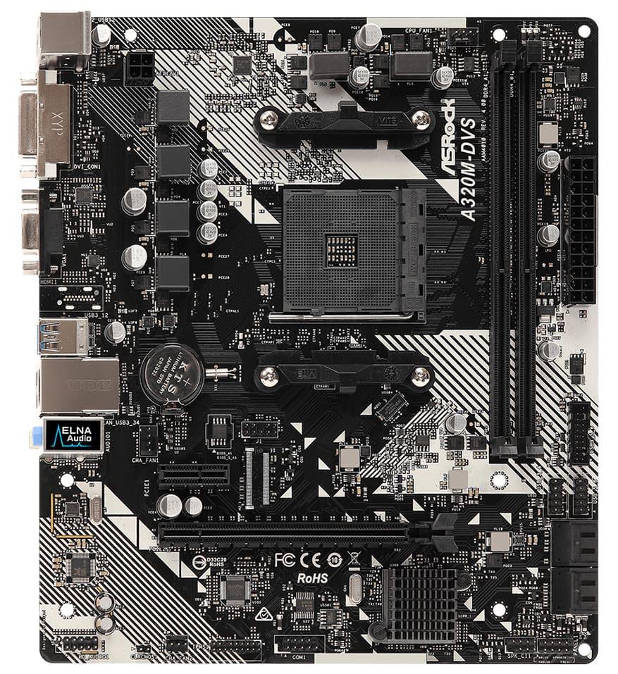 Купити Материнська плата AsRock A320M-DVS R4.02 (A320M-DVS R4.02 ...
